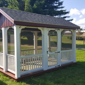 Get a Quote On a Screened Pavilion for Your Backyard